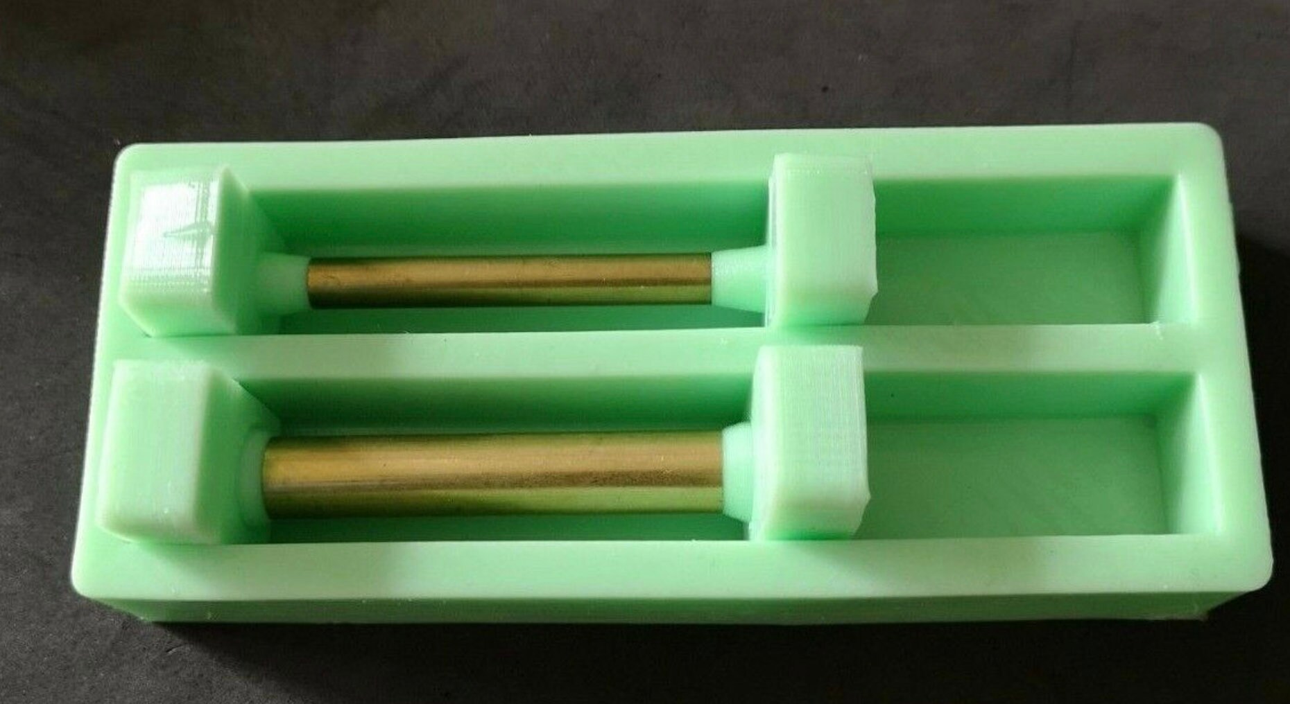 PEN BLANK MOULD - Silicone Mould With Plugs Tube-in Resin Casting Pen ...