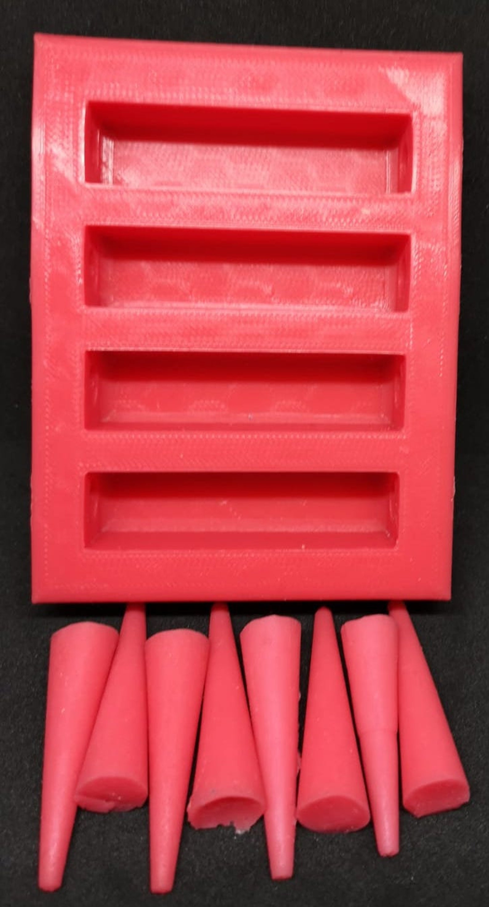 Silicone Mould/mold Slimline Pen, Tube-in, Less-resin, Pen Blanks for ...
