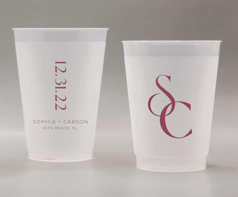 Customized Frosted Shatterproof Flex Cups Personalized - Etsy