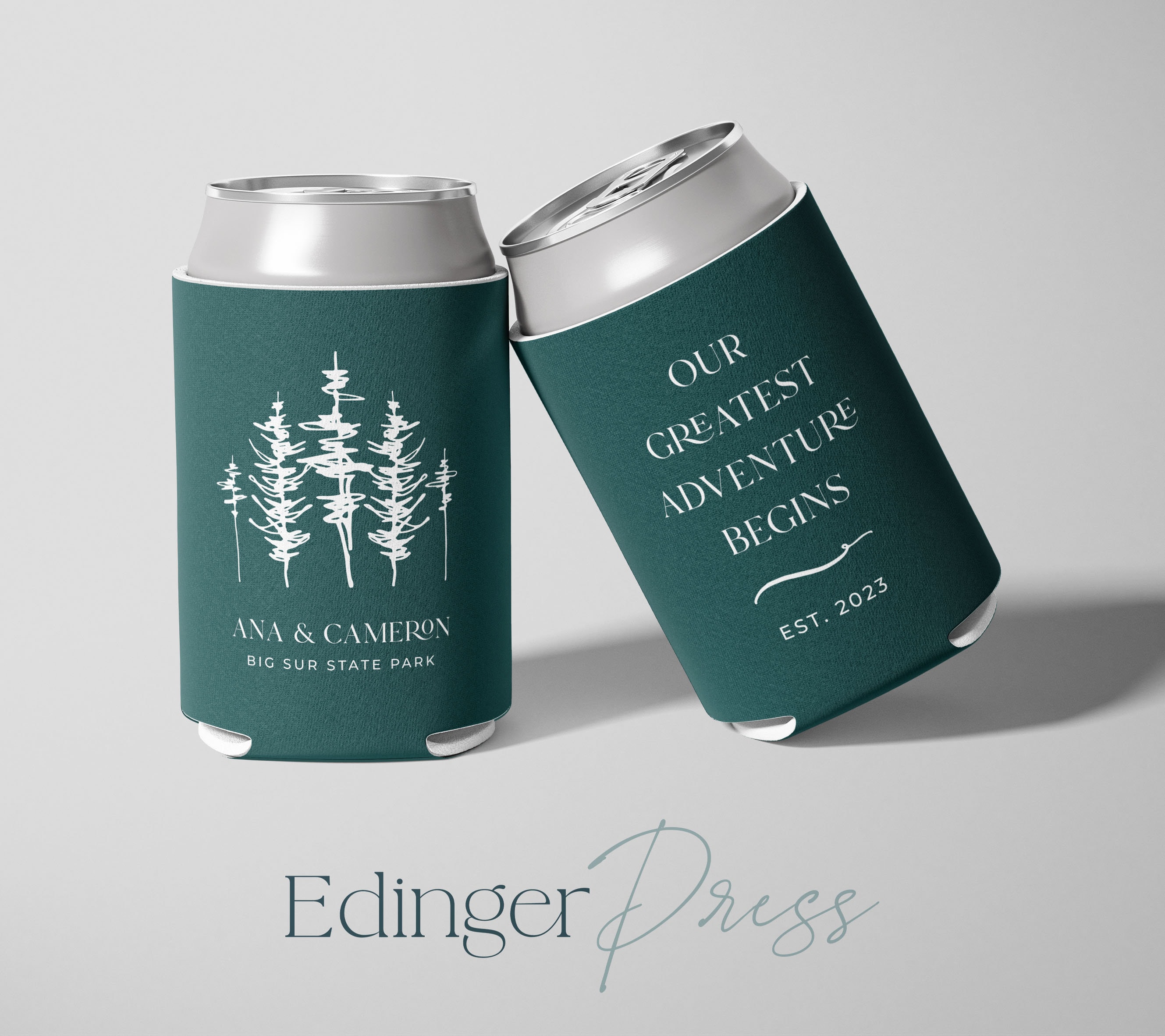 Boho wedding koozies | Honestweddingadvice.com