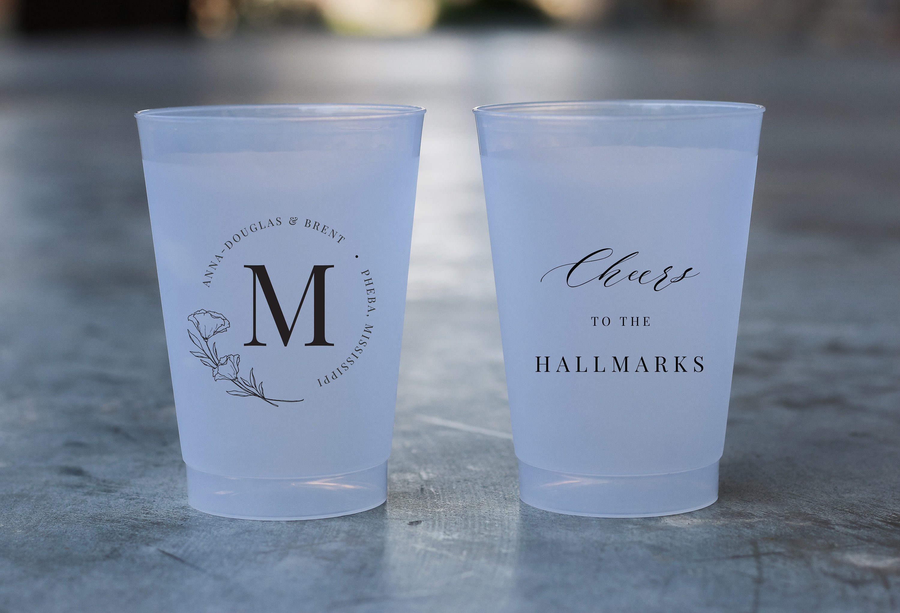Customized Frosted Shatterproof Flex Cups Personalized - Etsy
