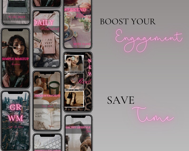 Reel Cover Templates | Reel Covers Canva | Influencer Covers for Reels ...