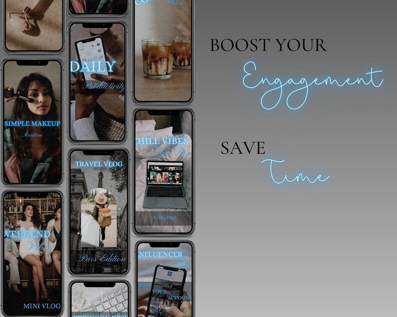 Reel Cover Template Editable in Canva | Ig Video Cover | Influencer ...