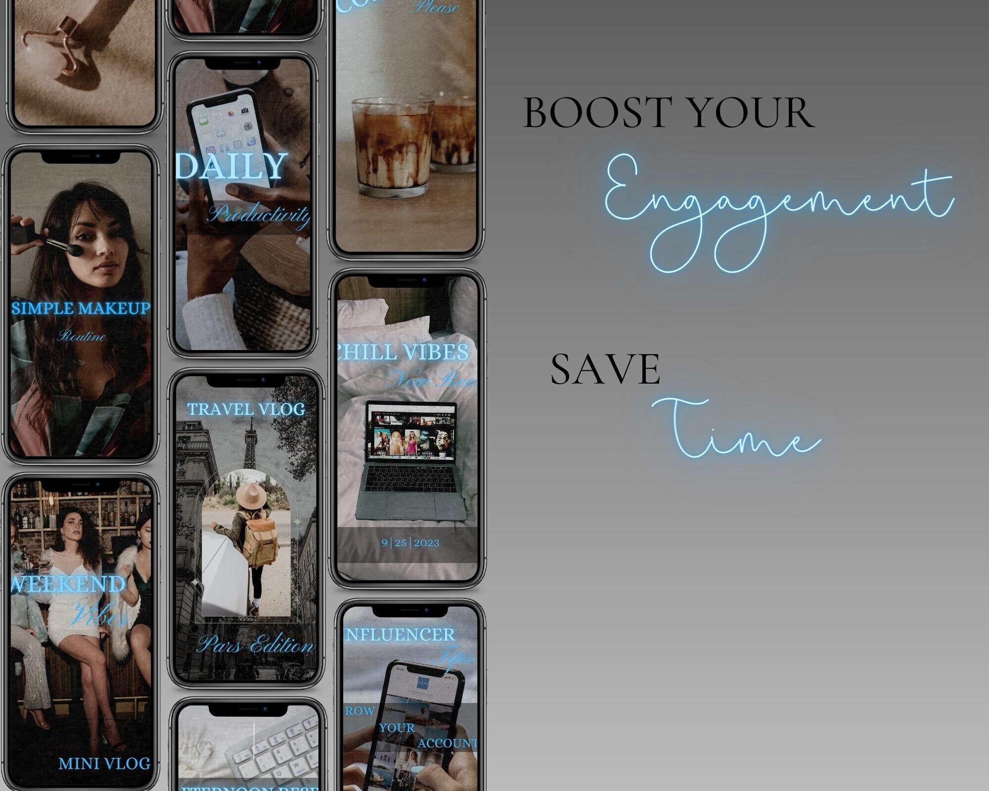 Reel Cover Template Editable in Canva | Reel Template | Instagram Reels ...