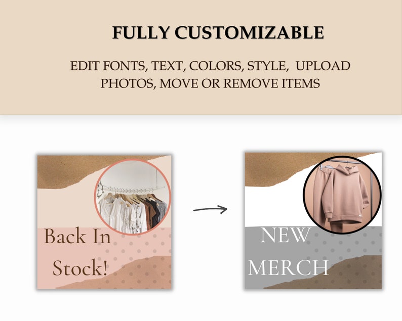 50 Neutral Instagram Post Templates | Instagram Template Canva Neutral ...