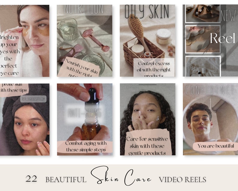 22 Skincare Instagram Reel Videos Instagram Reel Template - Etsy