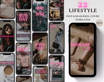 Reel Cover Template Editable in Canva | Ig Video Cover | Influencer ...