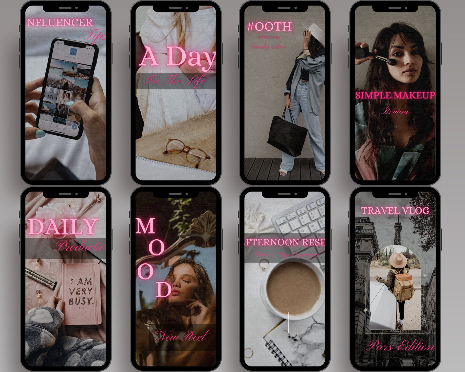 Reel Cover Templates | Reel Covers Canva | Influencer Covers for Reels ...