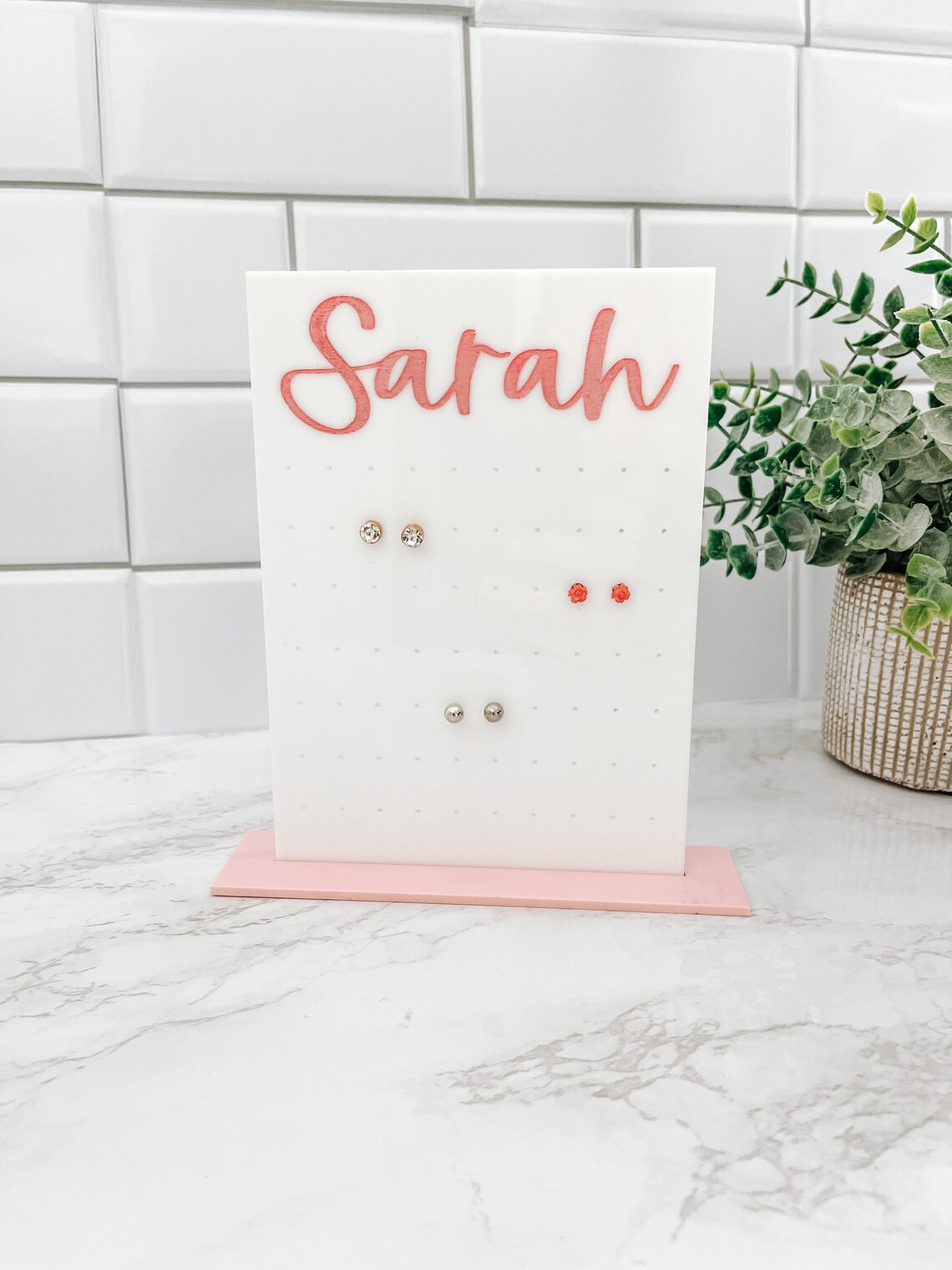Earring Stand Earring Holder Personalized Acrylic Earring | Etsy