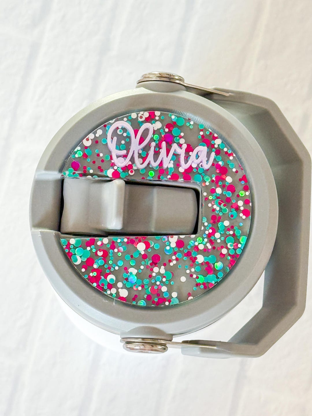 Custom Stanley Iceflow Name Plate Personalized Stanley Tag Water Bottle ...
