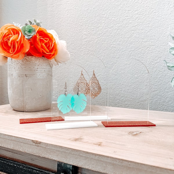 Earring Display With Ruler - Etsy