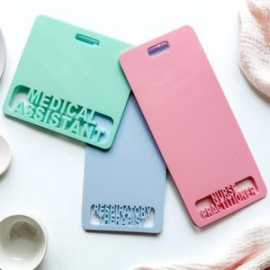 Custom Badge Buddy for ID Card, ID Badge Holder, Lab Badge Buddy ...