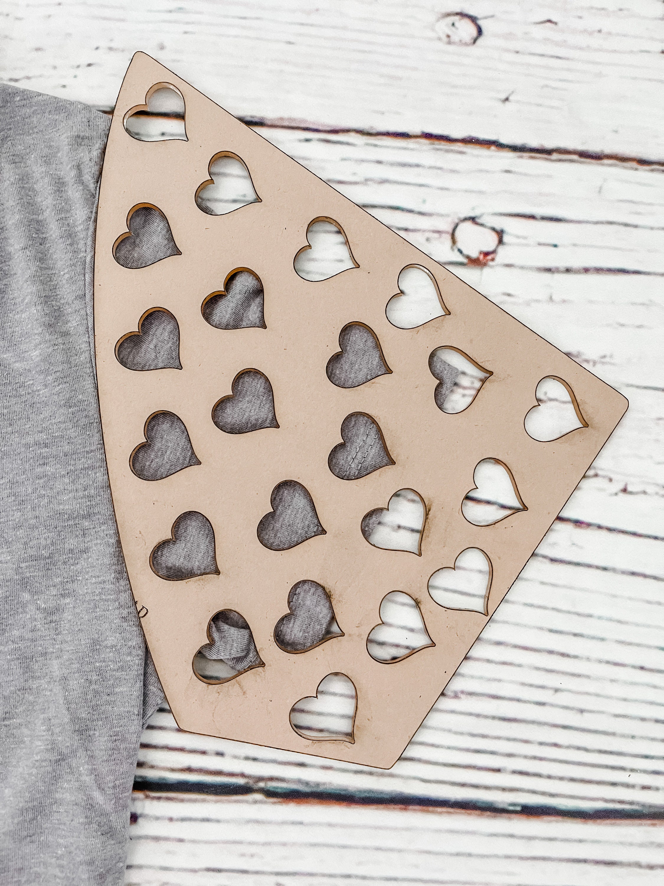 Acrylic Sleeve Bleach Template Heart Template Bleach - Etsy