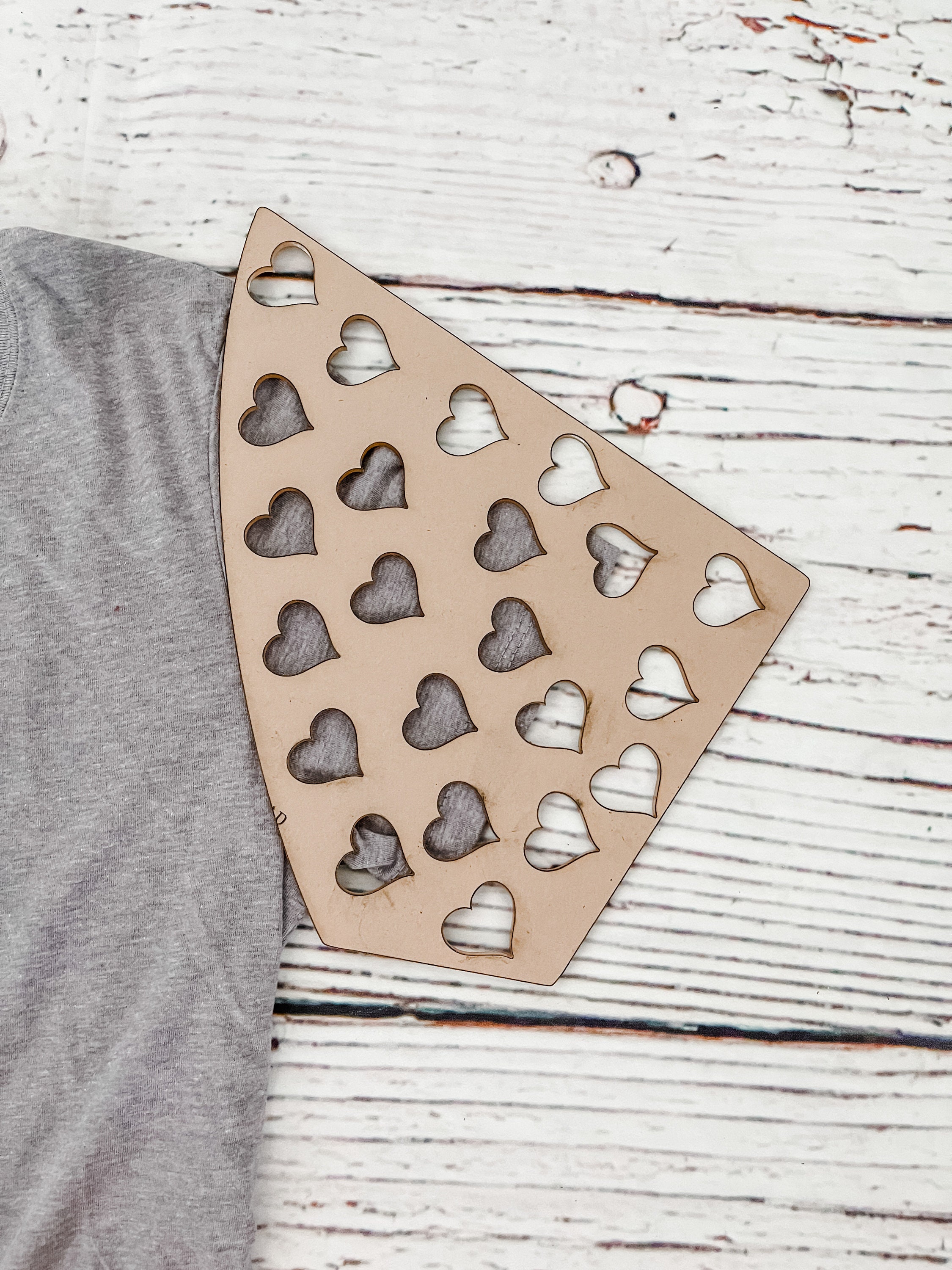 Acrylic Sleeve Bleach Template Heart Template Bleach - Etsy
