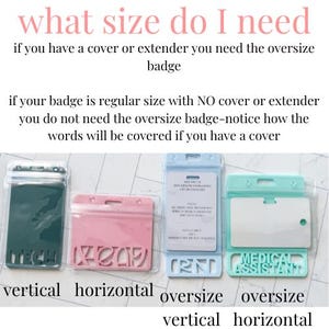 Custom Badge Buddy, Oversized Personalized Badge Backer, Nurse Badge ...