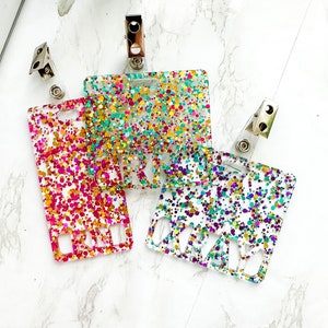 Badge Buddy, Work ID Badge Holder, Double Line Badge Buddy for ID Card ...