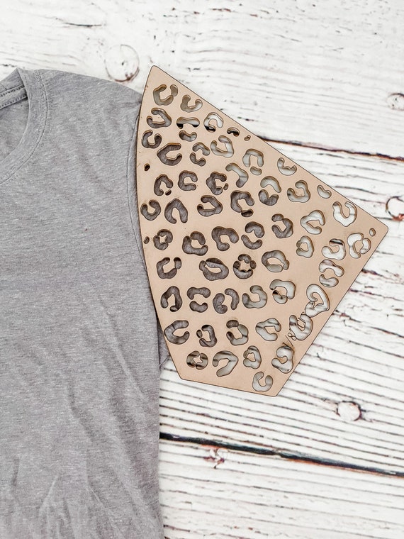 Acrylic Bleaching Stencil Sleeve T-Shirt Template Stars Craft Supplies ...