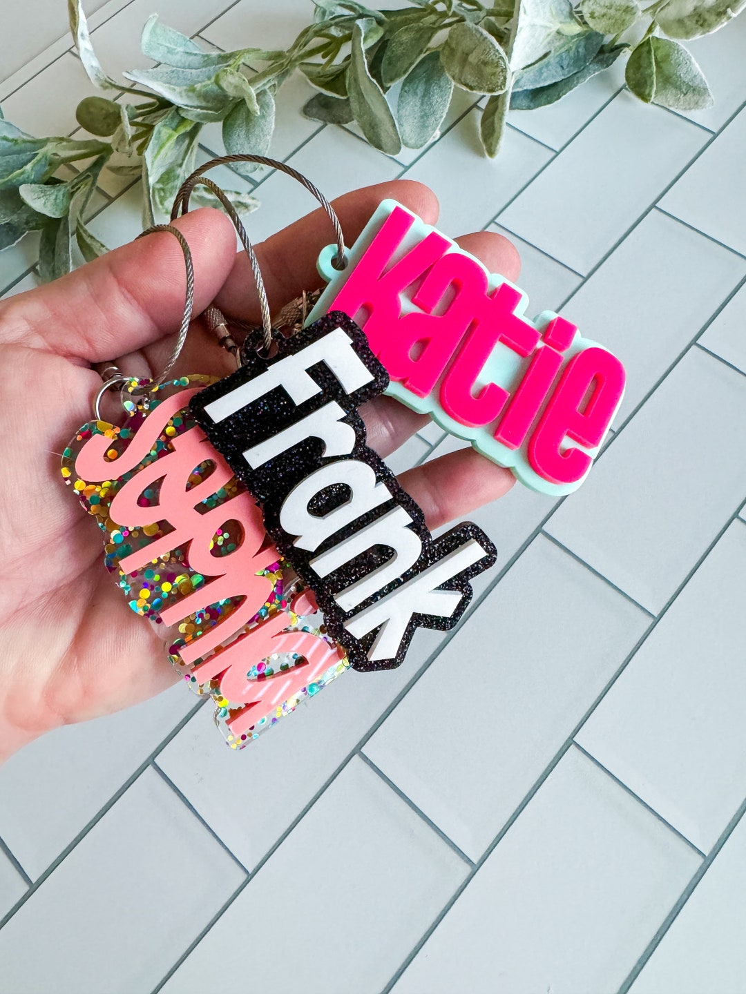 Backpack Tag, Backpack Name Tag for Kids, Personalized Bag Tag, Luggage ...