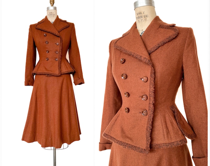 RESERVED// 1940s 40s Utah Woolen Mills Forstmann Wool Flannel Full ...