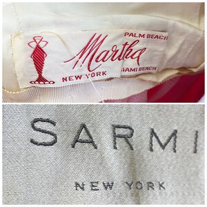 Rare Vintage 1960s Designer Sarmi Embroidered Satin Dress Gown M - Etsy