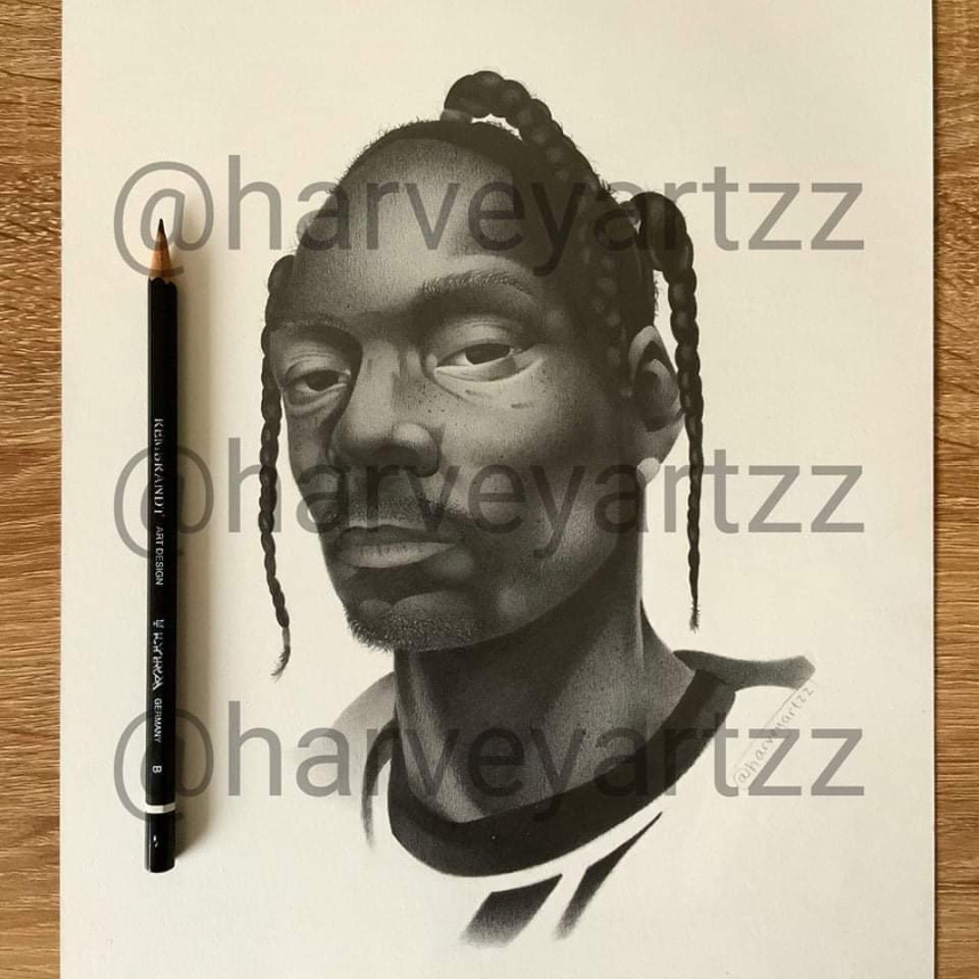 Snoop Dog Portrait (A4 Print) - Etsy