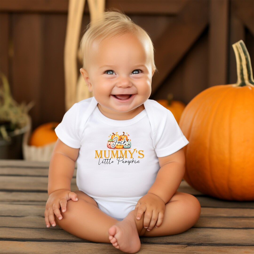 Personalised My First Halloween Baby Bodysuit Personalised - Etsy UK