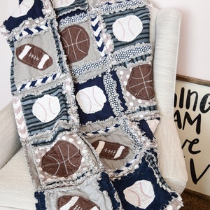 Sports Quilt Pattern PDF Soccer Football Quilt Baseball - Etsy