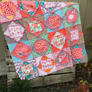 Economy Square Rag Quilt Pattern PDF, Easy Baby Quilt Patterns ...