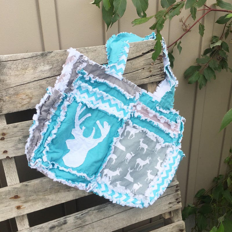 Rag Quilt Diaper Bag - Etsy