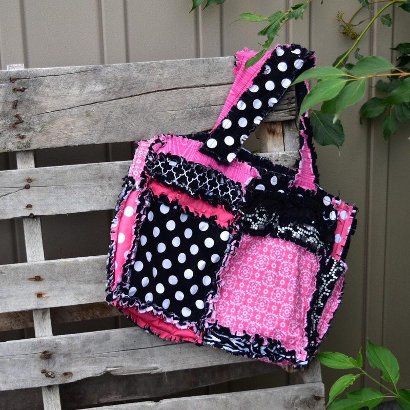 Rag Quilt Diaper Bag - Etsy