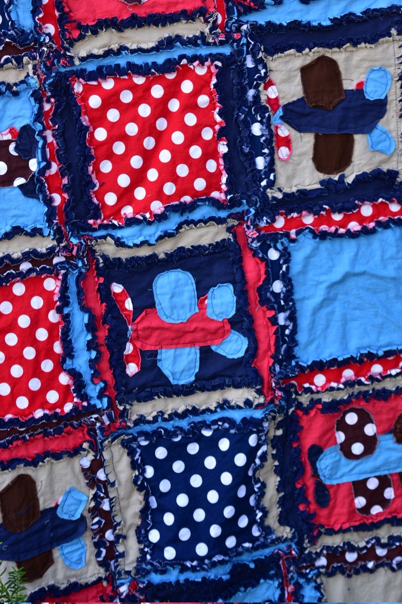 Airplane Applique Baby Quilt Patterns Patchwork Quilt Digital - Etsy