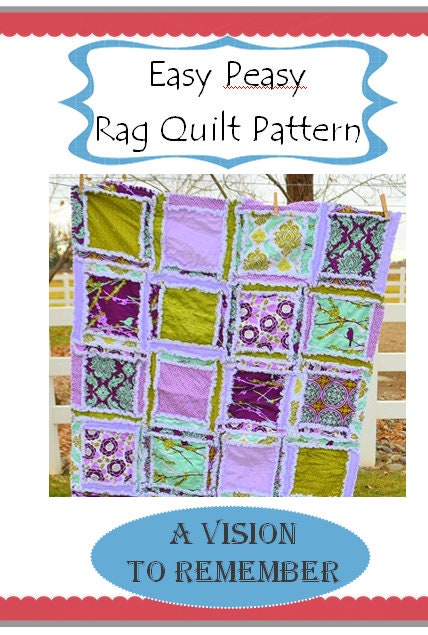 Easy Peasy Baby Rag Quilt Pattern Baby Quilt Pattern Kid - Etsy