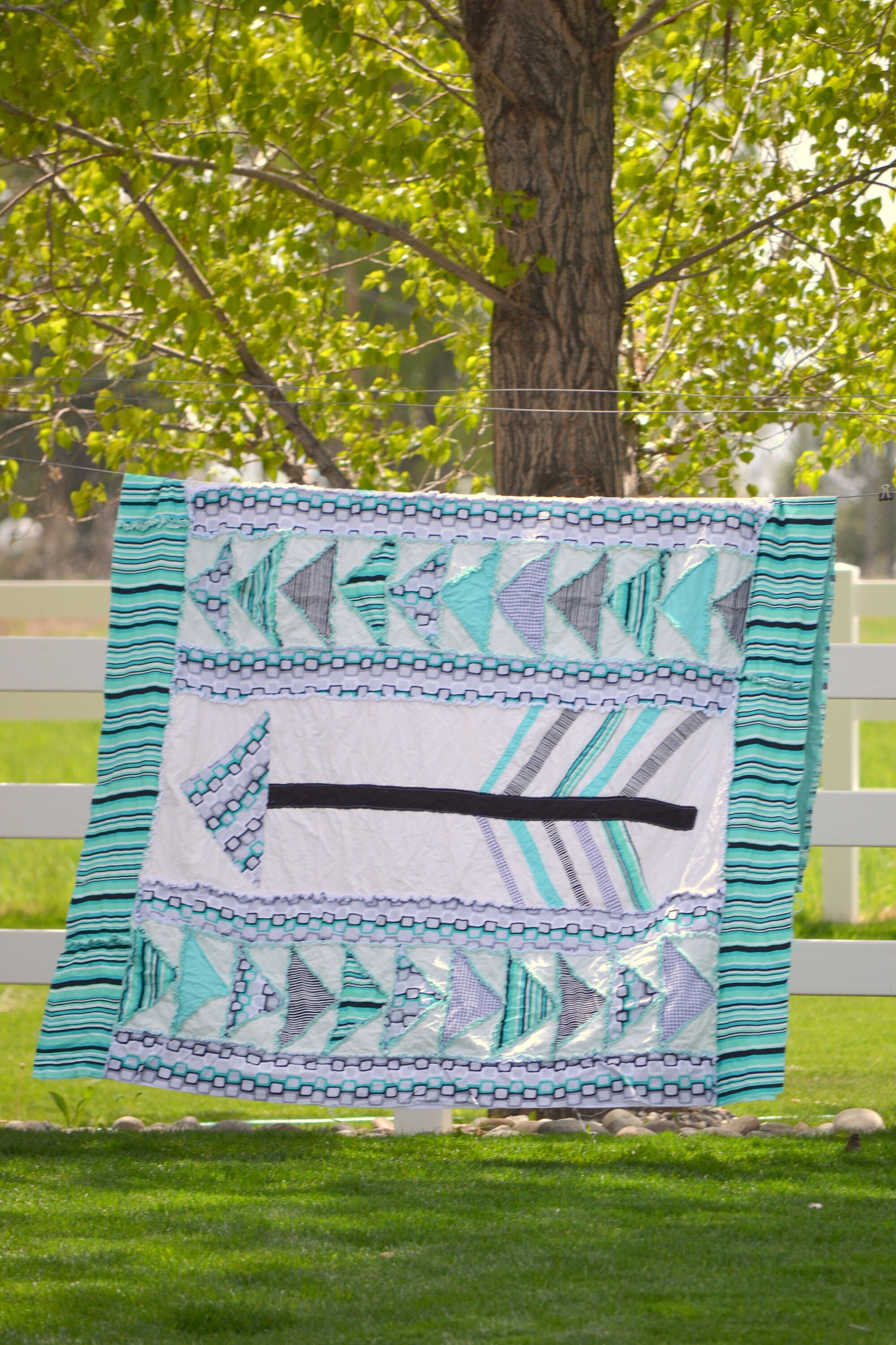 Geometric Arrow Quilt Pattern Flying Geese Quilt Patterns - Etsy