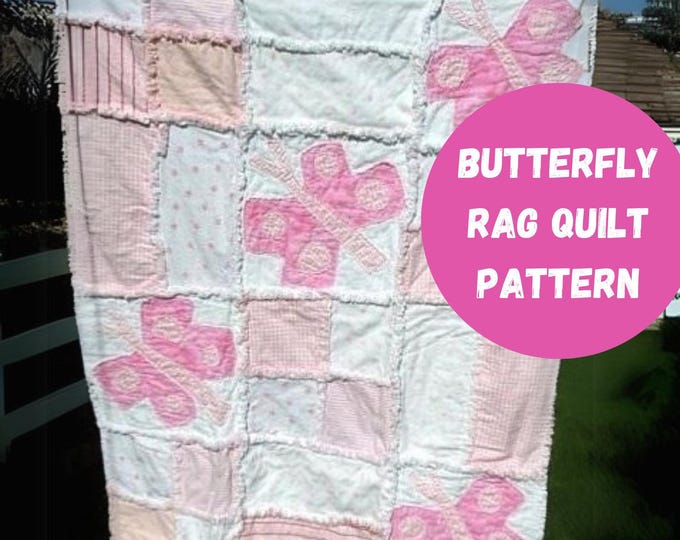 10 Rag Quilt Pattern Book - Baby Rag Quilt Patterns PDF Ebook, Easy ...