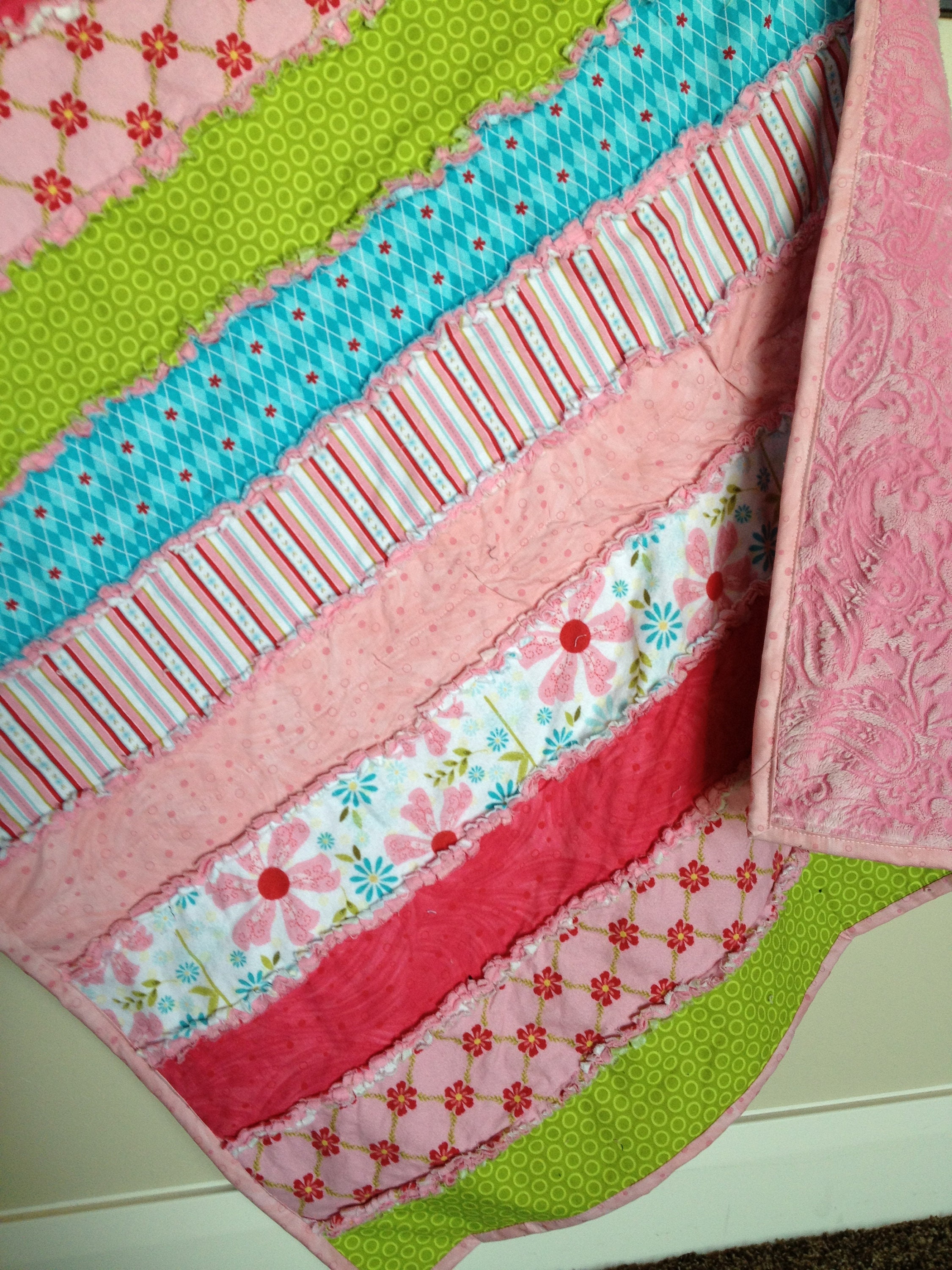 Strip Quilt Pattern Modern Quilt Pattern Rag Quilt Patterns - Etsy