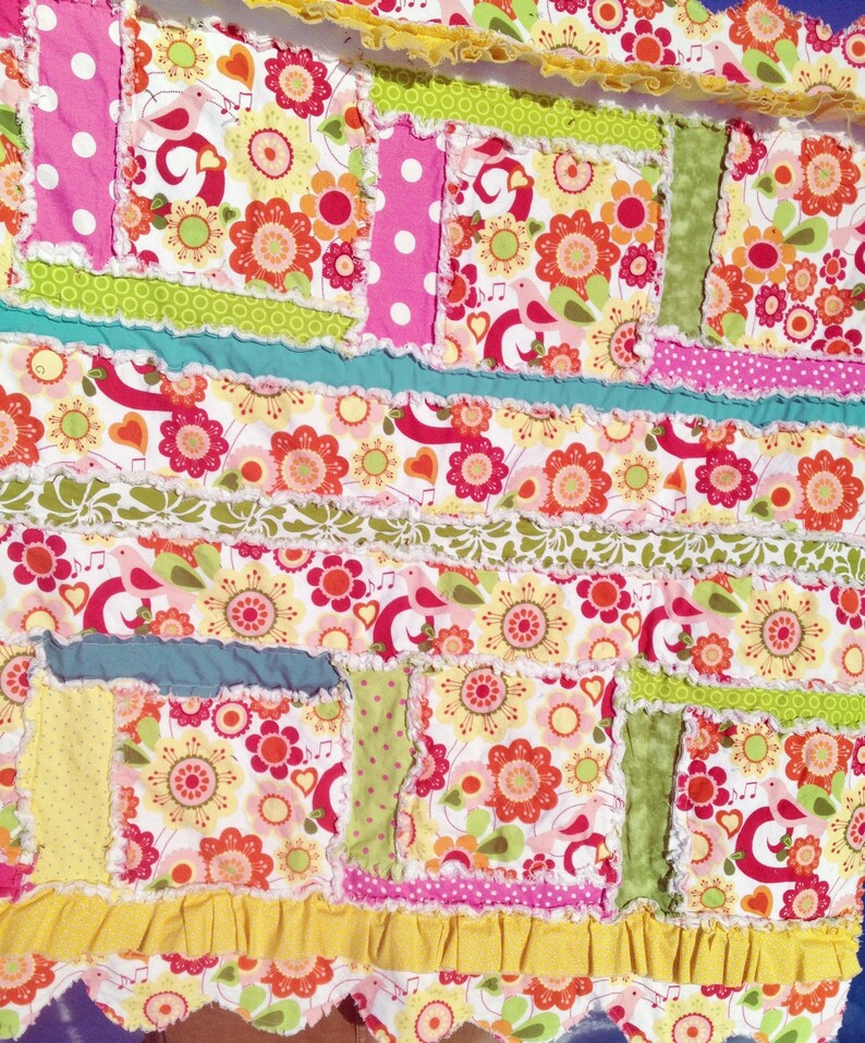 Queen Rag Quilt and Throw Size Rag Quilt Pattern Multiple - Etsy