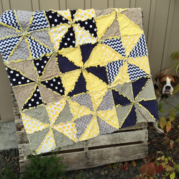 Patchwork Pinwheel - Etsy