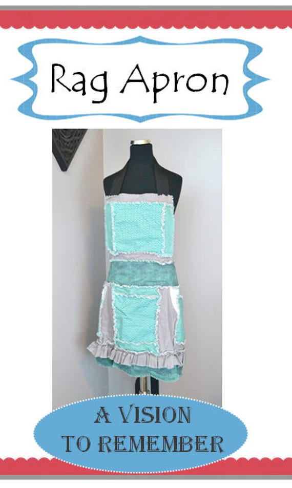 Apron Pattern Pdf Wrap Around Apron Sewing Patterns Etsy