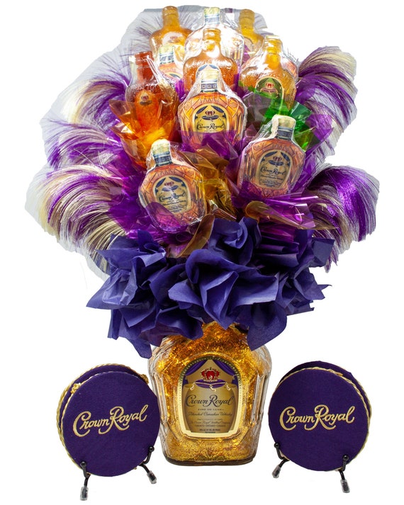 Ultimate Crown Royal Gift Set With Coasters & Treats Glam - Etsy Ultimate Crown Royal Gift Set With Coasters & Treats Glam - Etsy
