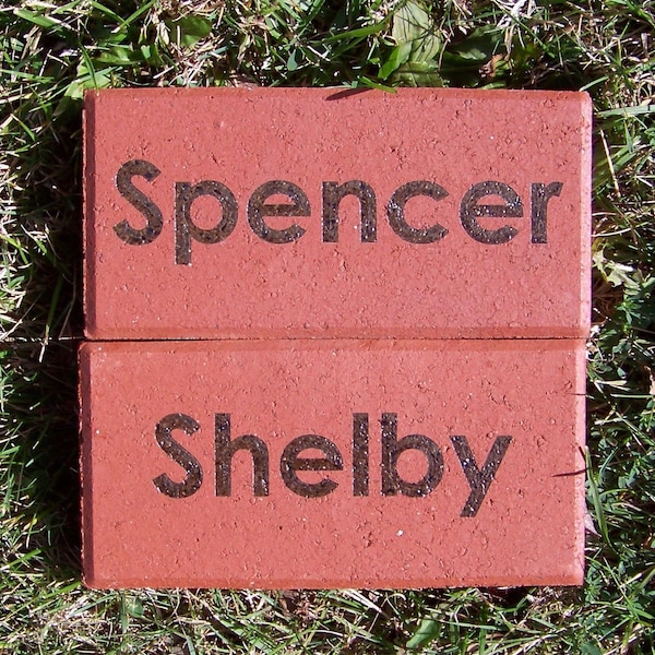 Engraved Brick - Etsy