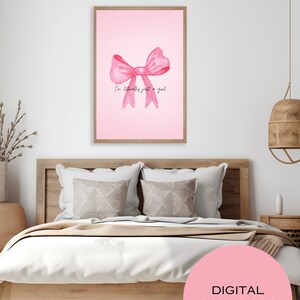 Coquette Chic: Girly Bow Printable Wall Art for Trendy Room Decor ...