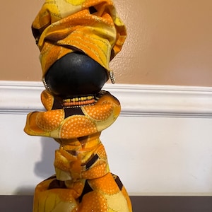 Authentic Kente Wooden Doll - Etsy