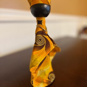 Authentic Kente Wooden Doll - Etsy