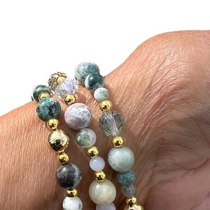 Positive Affirmation Beaded Stretch Bracelet Set - Etsy