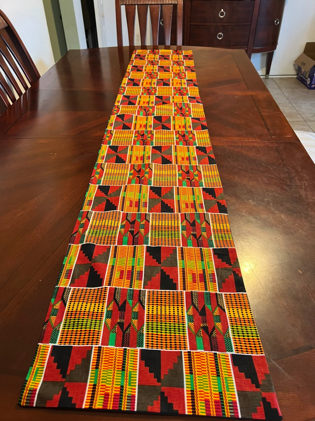 Cultural Pride Table Runner Collection: Kente Table Runner - Etsy
