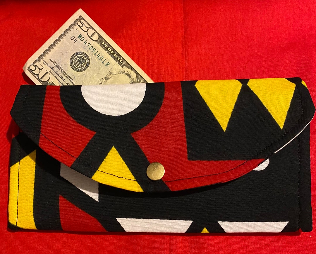 African Print Wallet-kente Fabric Wallet-handmade African Print Wallet ...