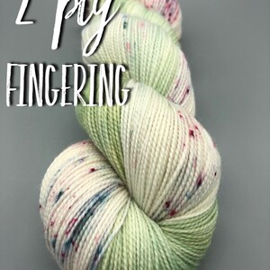 Hand Dyed Yarn, Superwash Merino Wool, Pastel Green, White, Blue, Pink ...