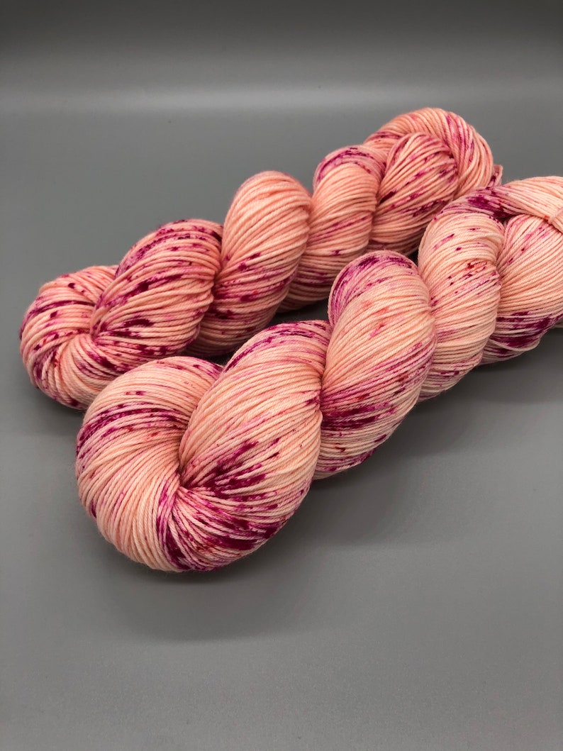 Hand Dyed Yarn Superwash Merino Wool Peach Pink Fingering - Etsy Hand Dyed Yarn Superwash Merino Wool Peach Pink Fingering - Etsy