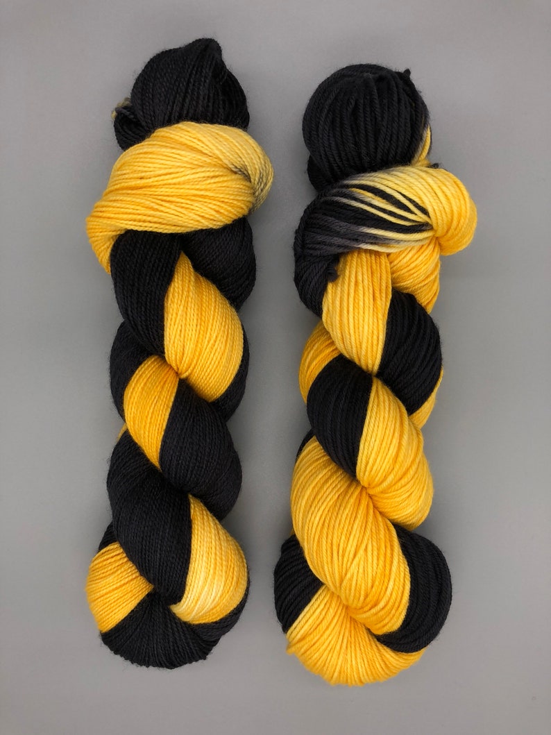 Hand Dyed Yarn Superwash Merino Wool Black Gold Fingering - Etsy Hand Dyed Yarn Superwash Merino Wool Black Gold Fingering - Etsy