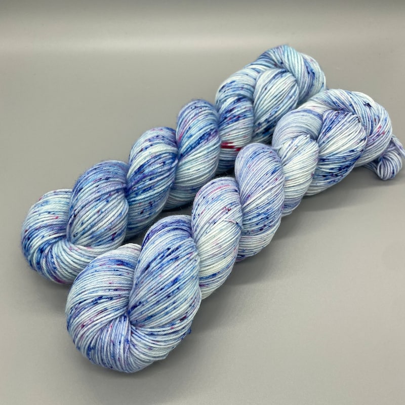 Hand Dyed Blue Ombre Yarn - Etsy
